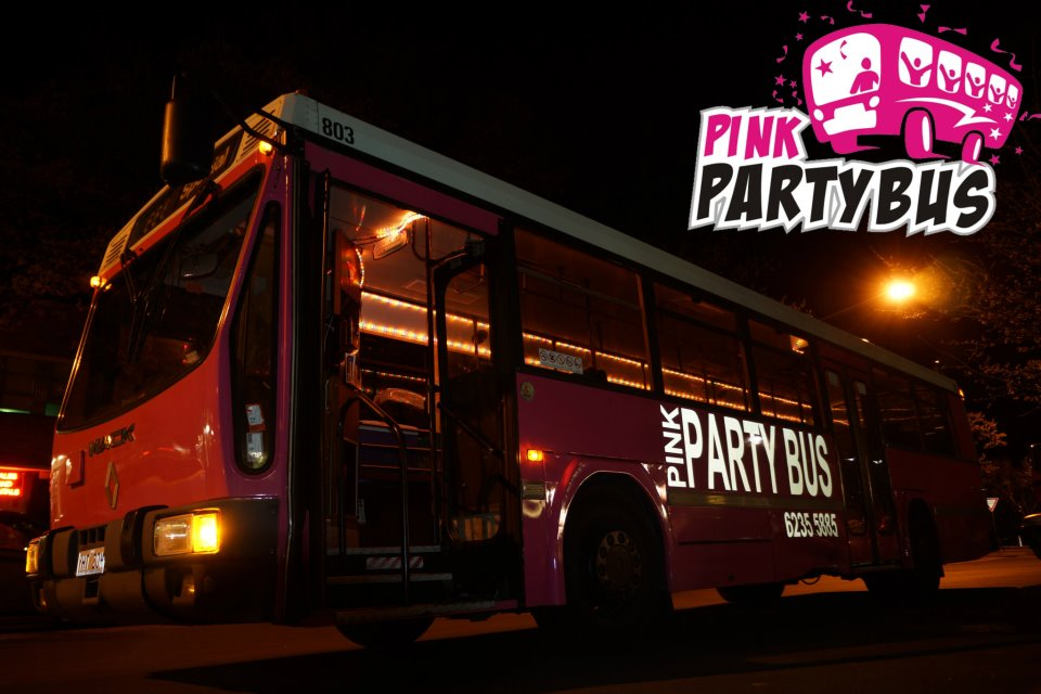 Pink Party Bus - Hens Nights and Bucks Parties | Easy Weddings