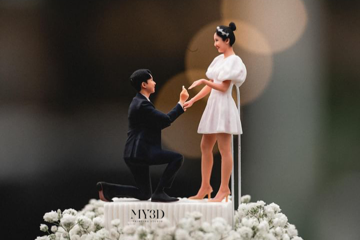 MY3D Printing Studio - Wedding Figurines - Wedding Decorations Eight ...